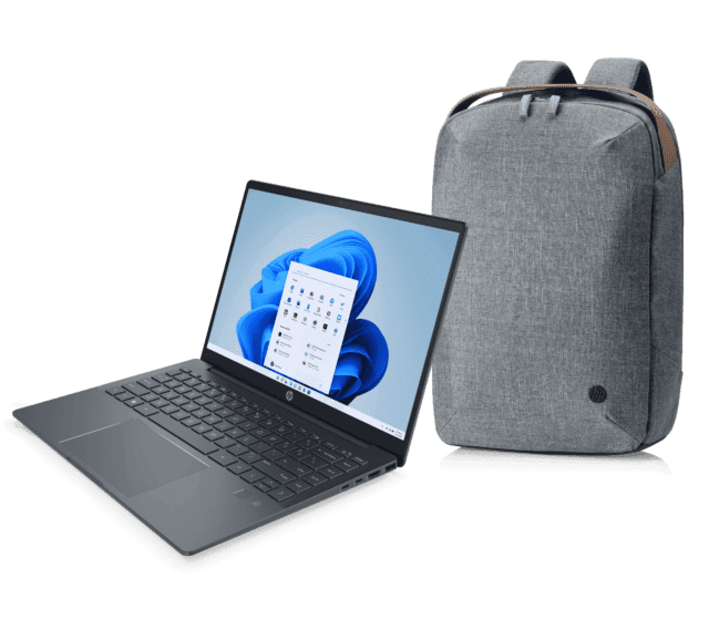 Laptop HP Pavilion 14-eh0102la + Mochila HP Renew Gris de 15.6" - 14 ...